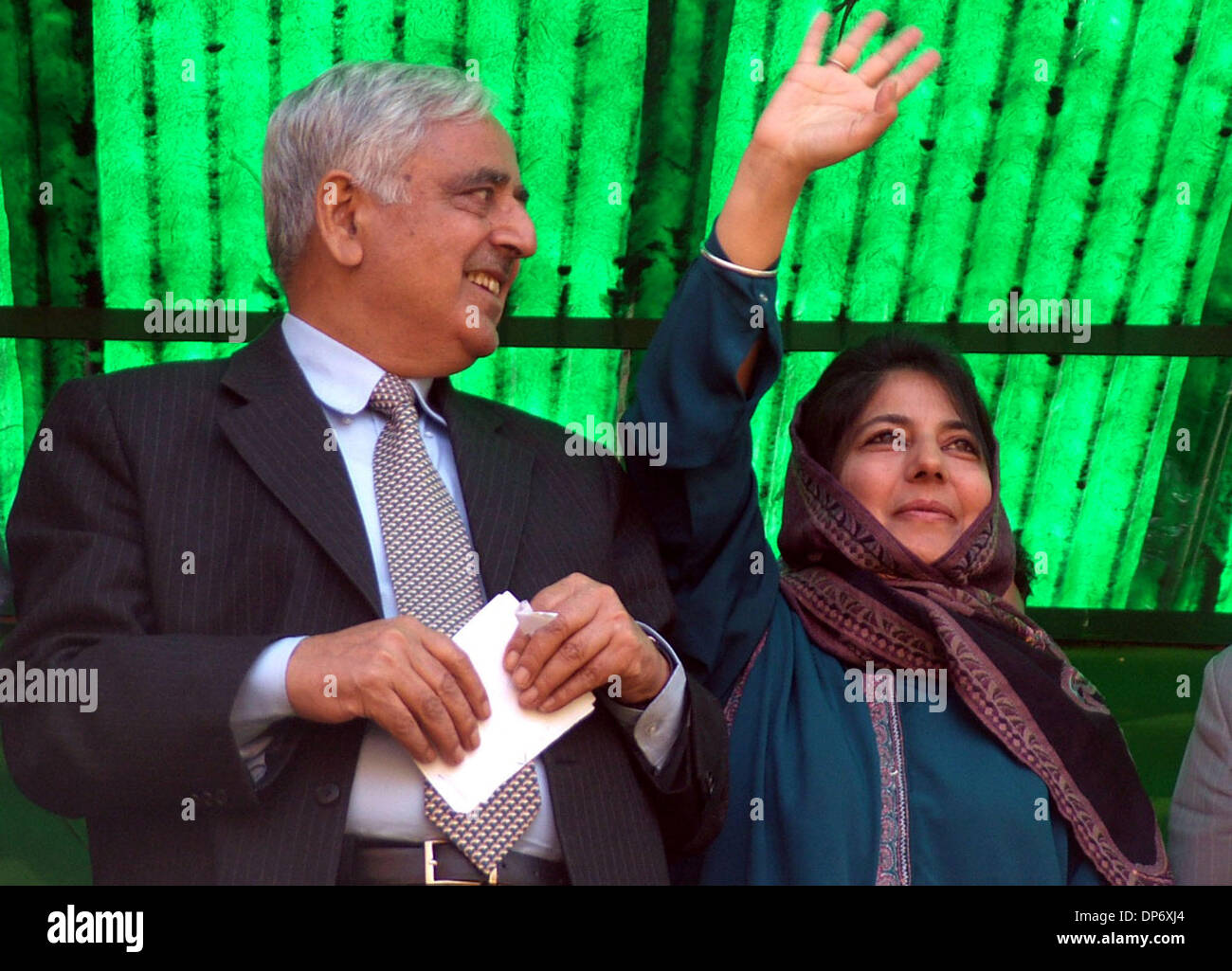 Oct 28, 2006; Srinagar, Kashmir, INDIA; Mufti Mohd Syed, leader of ...