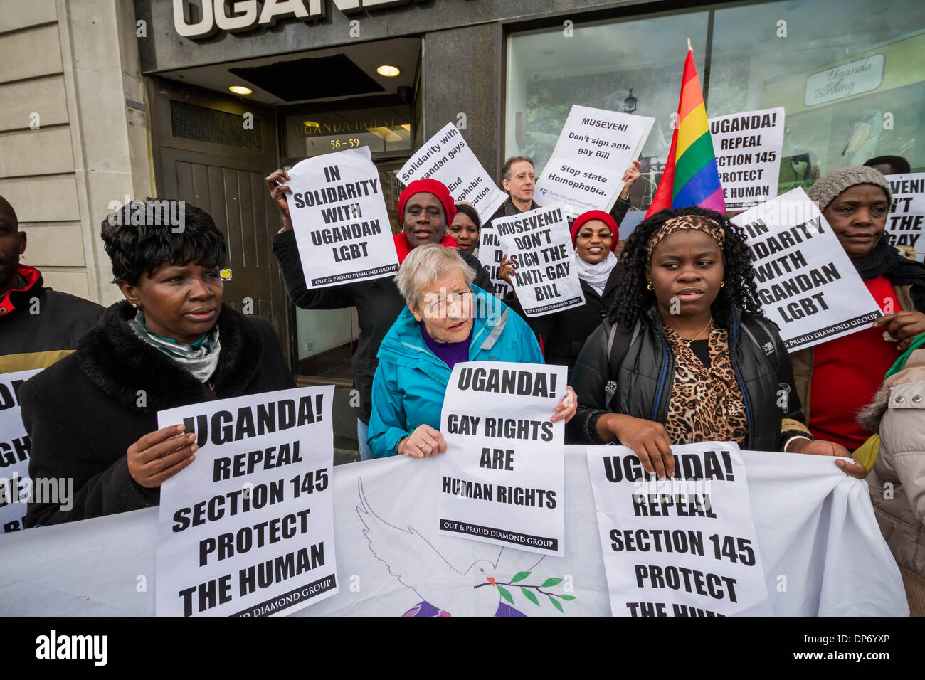 Ugandan protesters hi-res stock photography and images - Alamy