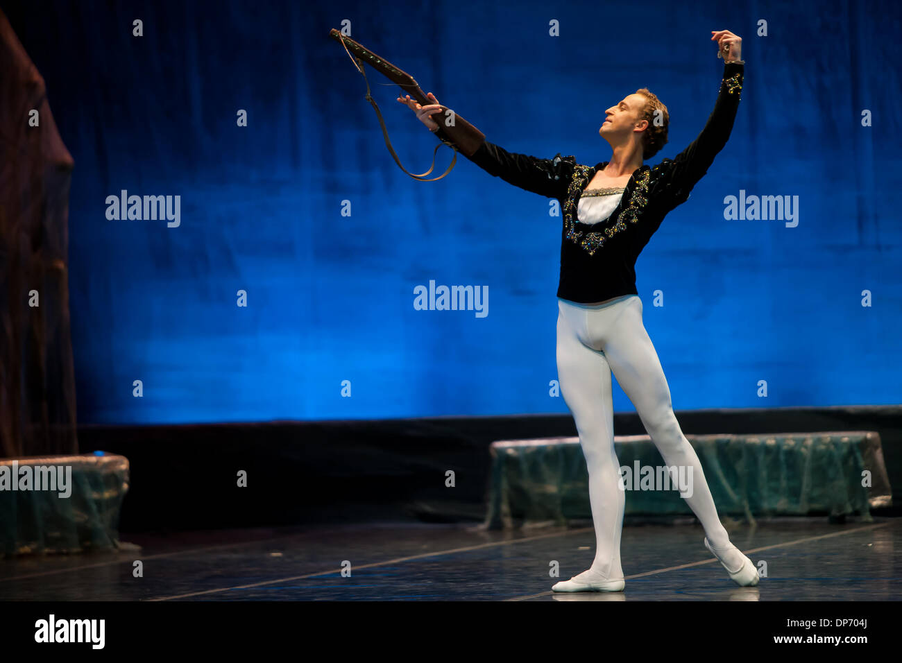 Seville, Spain. 8th Jan, 2014. Dancer of National Ballet of Kiev ...
