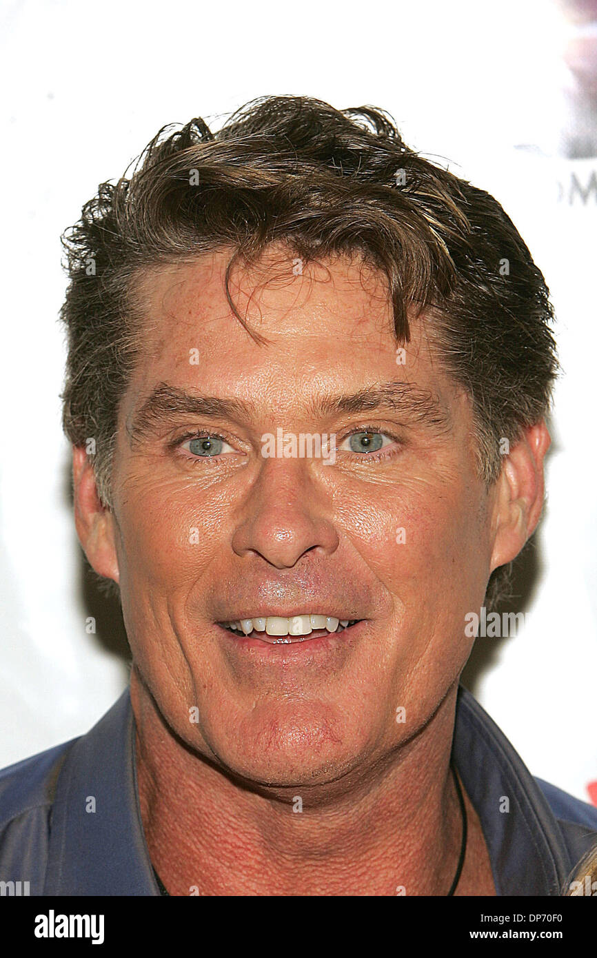 Oct 30, 2006; Santa Monica, CA, USA; Actor DAVID HASSELHOFF during ...