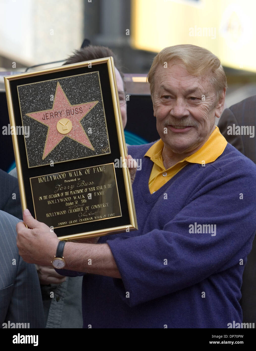 Oct 30, 2006; Hollywood, CA, USA; JERRY BUSS, owner of Los Angeles ...