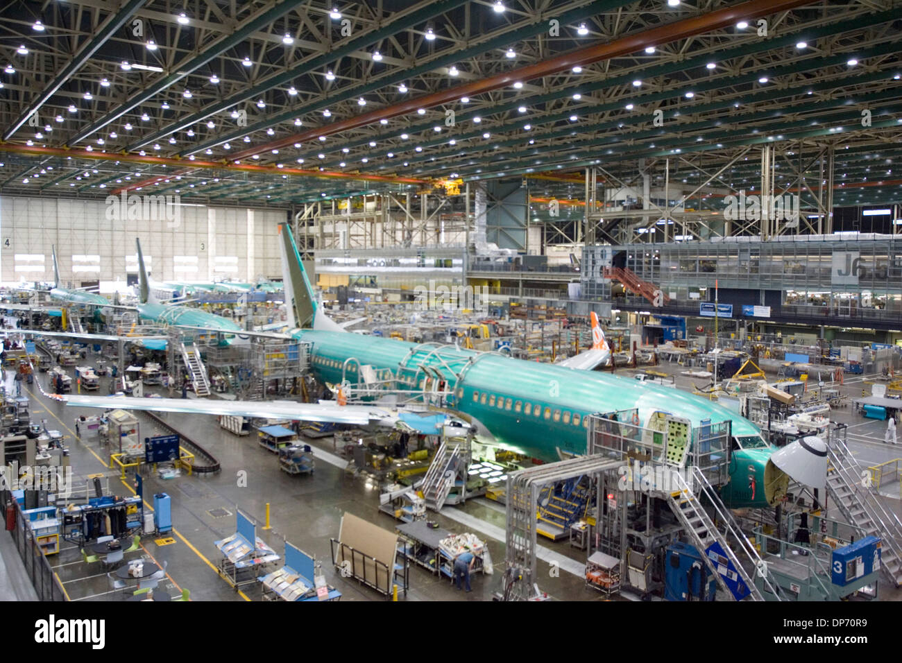 Boeing production line hi-res stock photography and images - Alamy