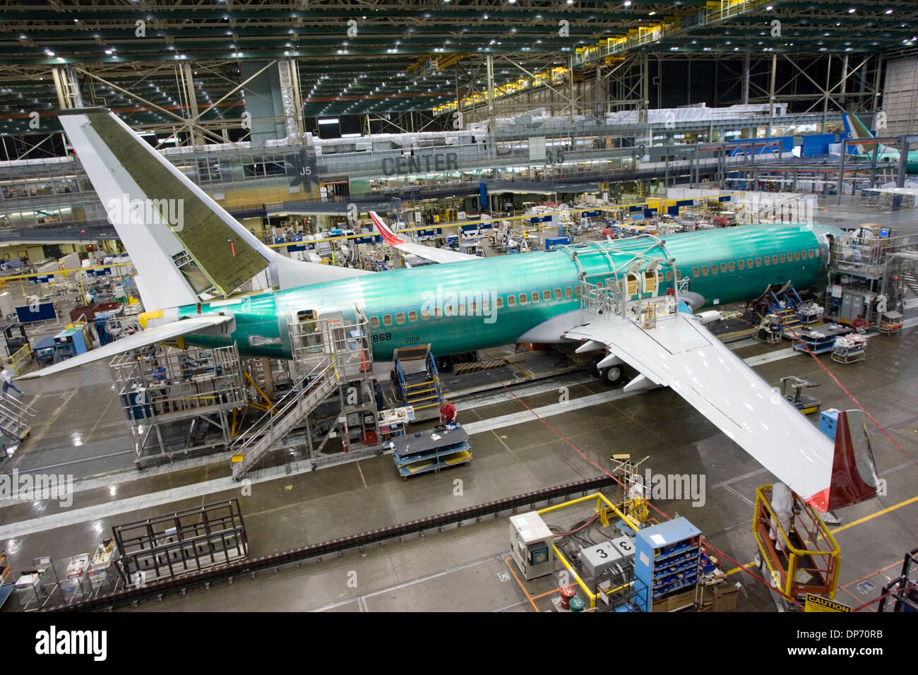 Boeing 737 production line hi-res stock photography and images - Alamy