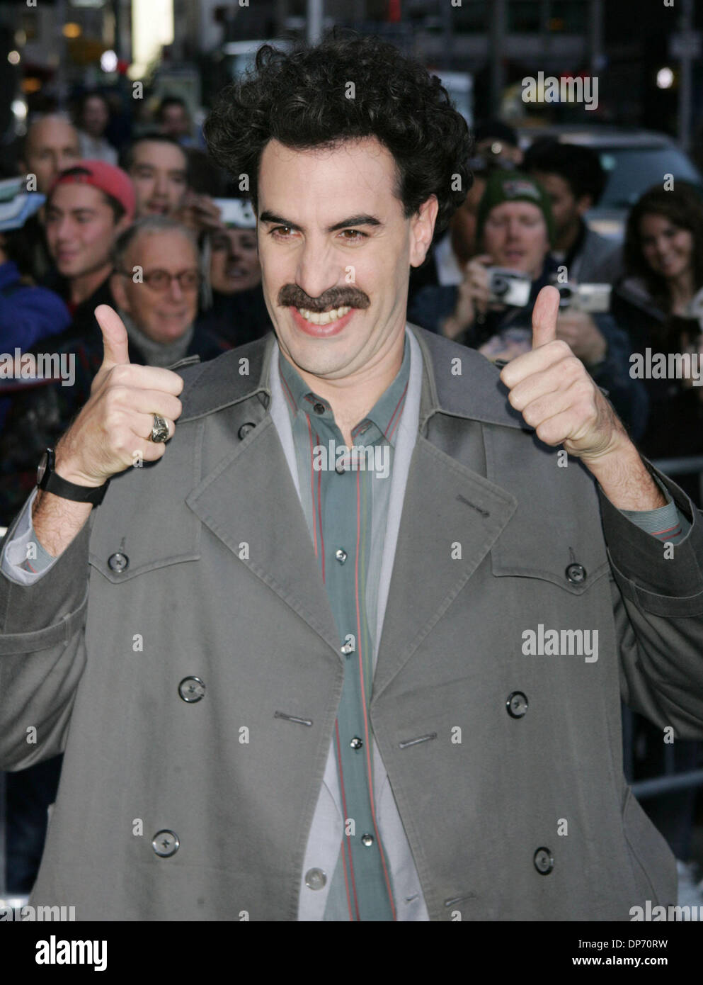 Oct 30, 2006; New York, NY, USA; Actor SACHA BARON COHEN dressed as ...