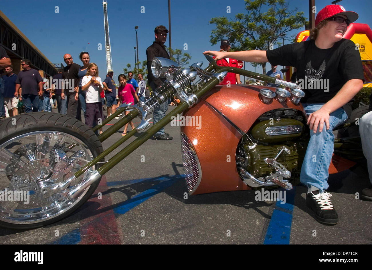 Sep 09, 2006; Vista, CA, USA; Raymond Don Neff, aka Lil Ray, sits on ...