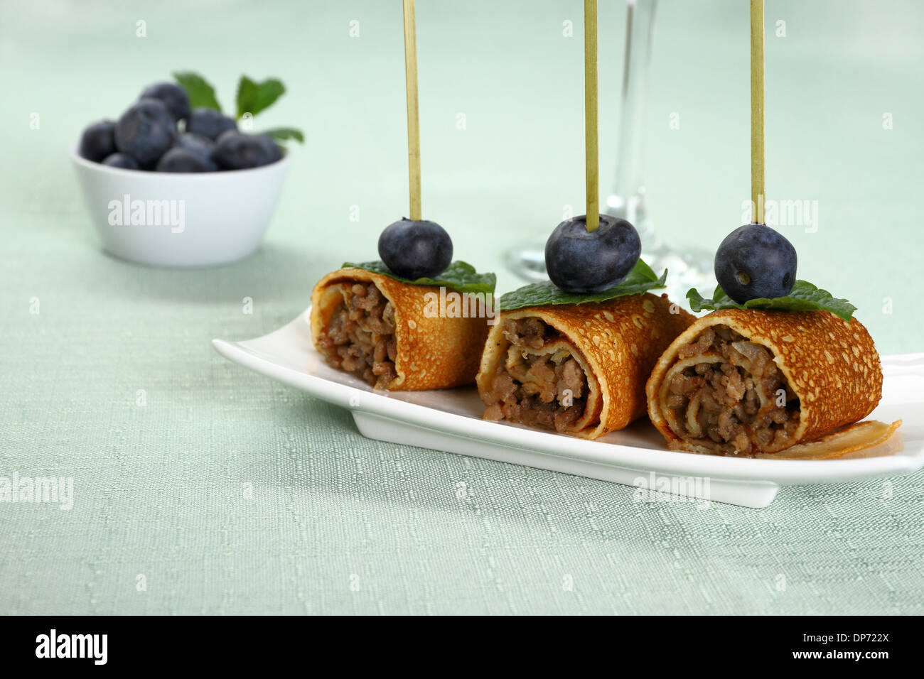 Pancake roll hi-res stock photography and images - Alamy