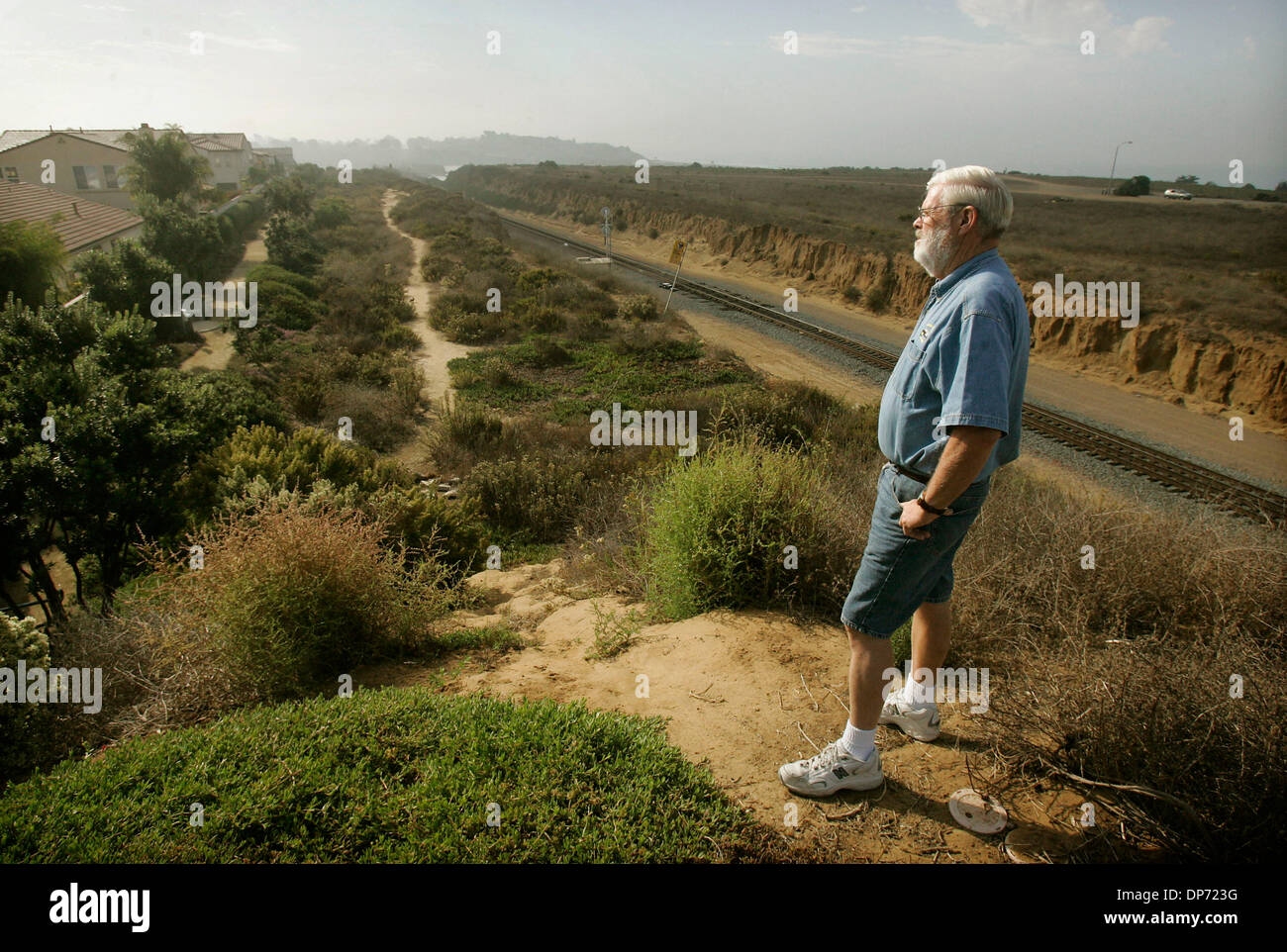 Oct 24, 2006; Carlsbad, CA, USA; JOHN FRAZEE looked over land where he ...