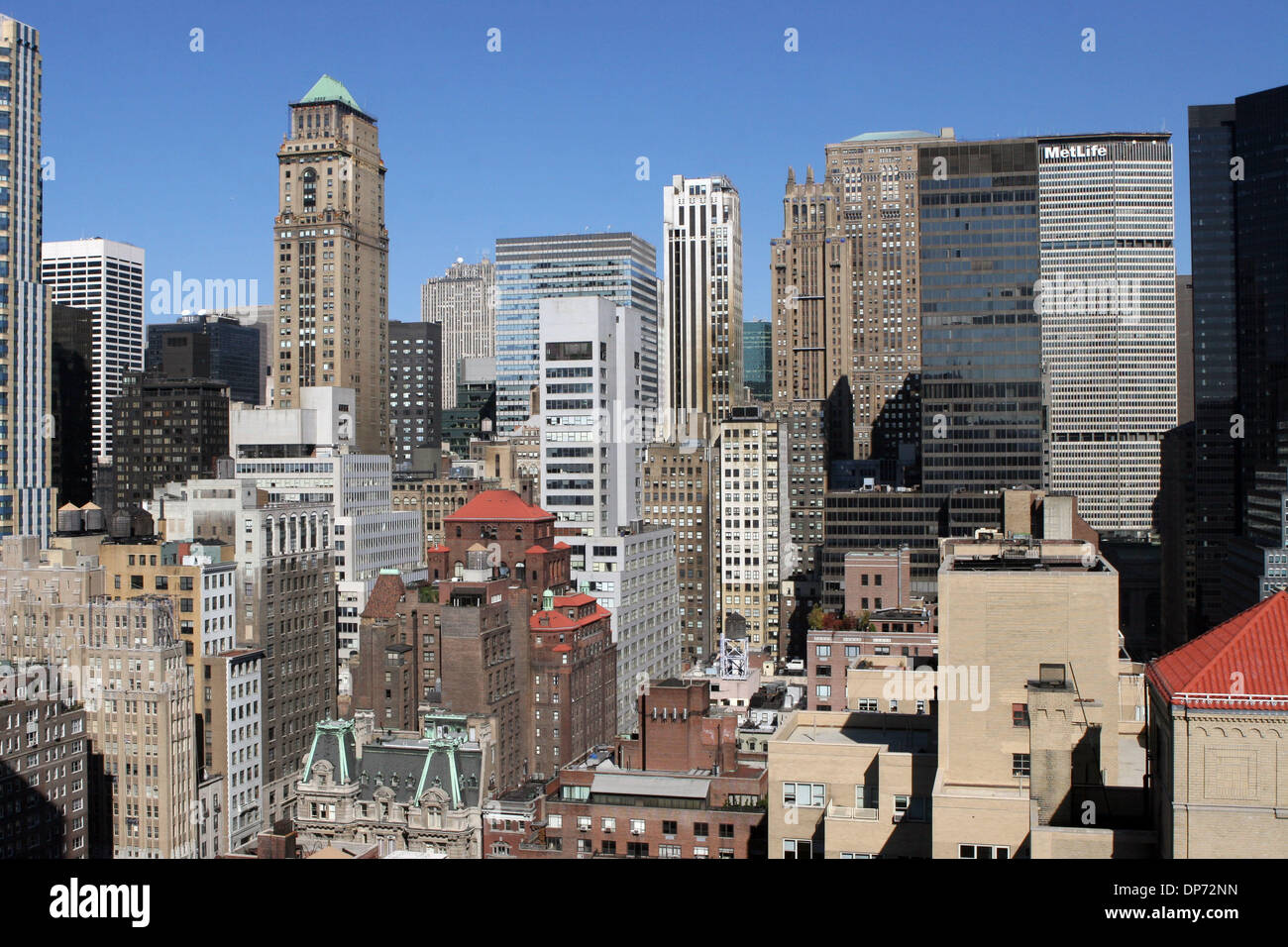 Oct 29, 2006; New York, NY, USA; A rooftop view of New York City ...