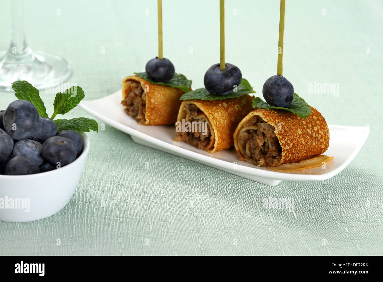 Pancake roll hi-res stock photography and images - Alamy