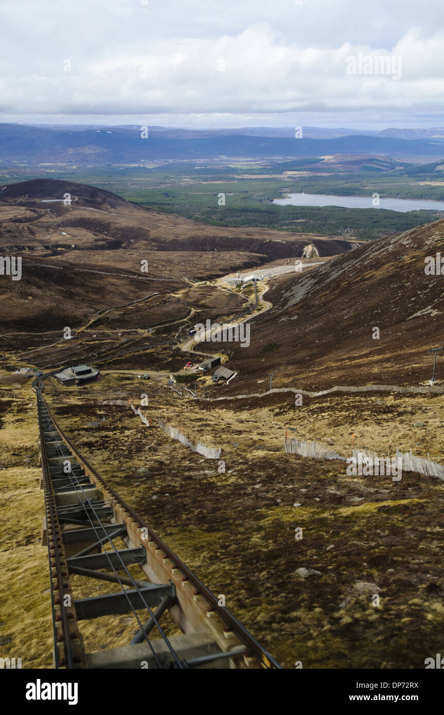 Cairngorm mountain funicular railway aviemore hi-res stock photography ...