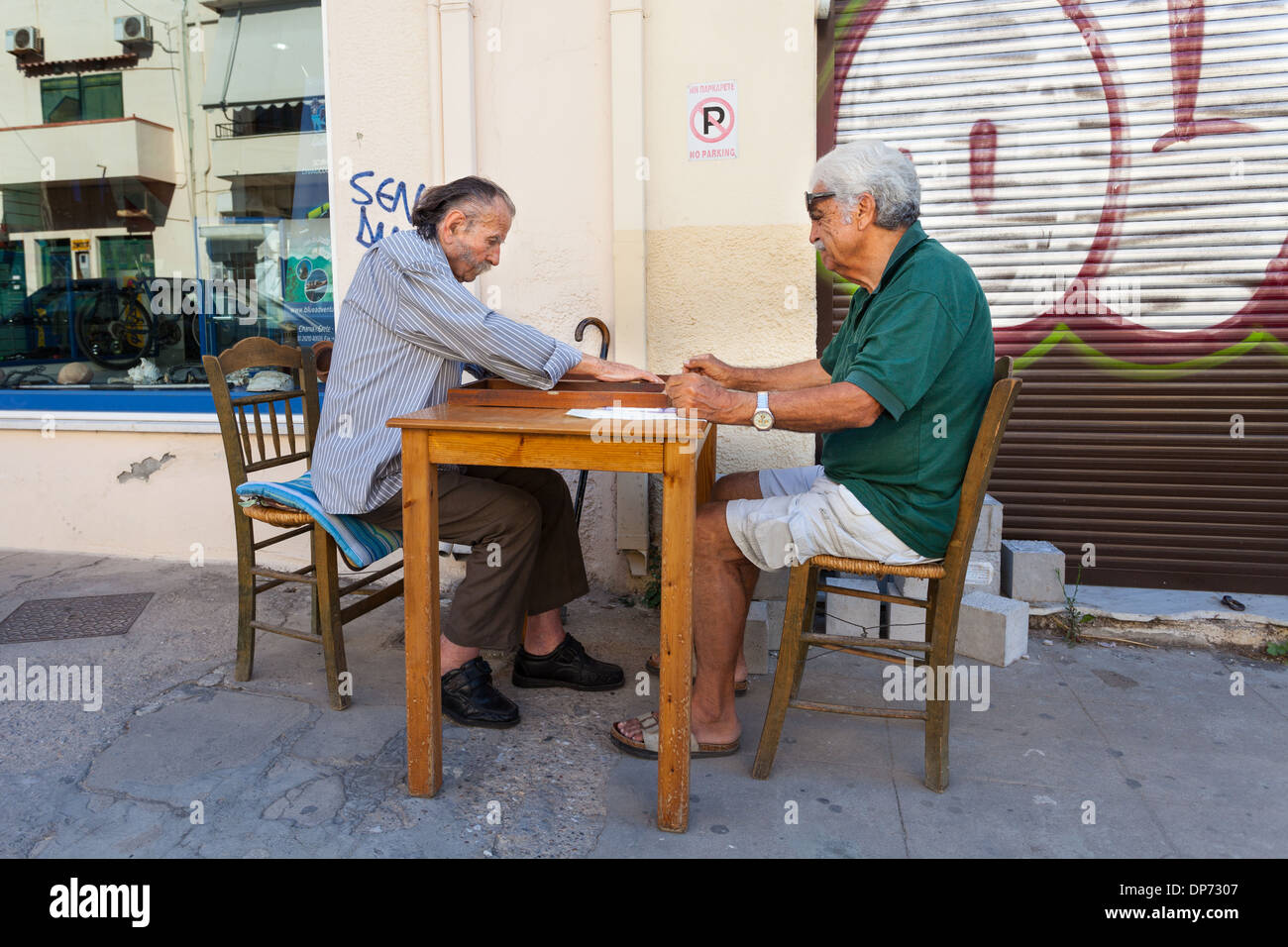 Two Men Playing Backgammon High Resolution Stock Photography and Images ...