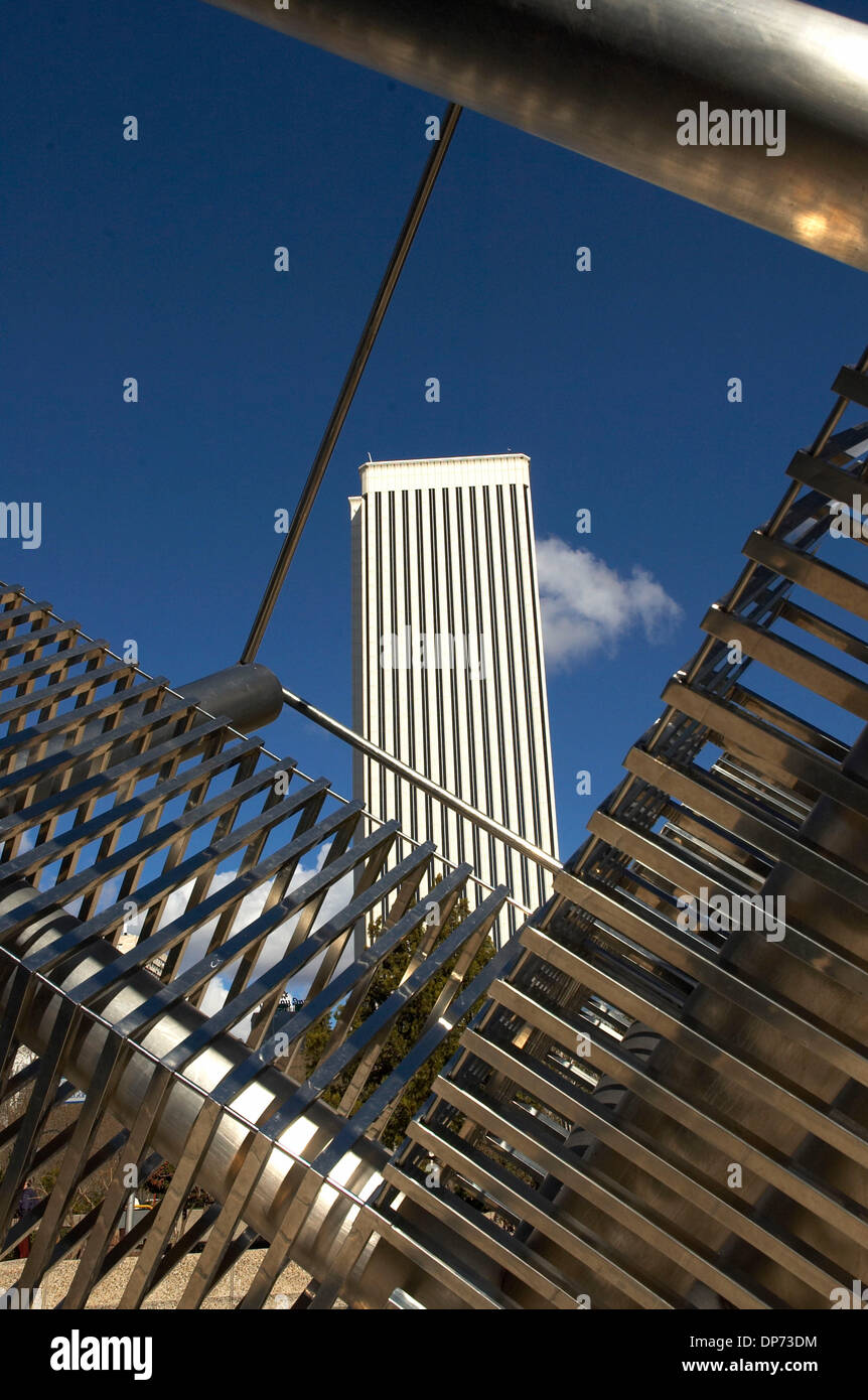 Nov 01, 2006; Madrid, SPAIN; Picasso Tower. One is the higher building ...