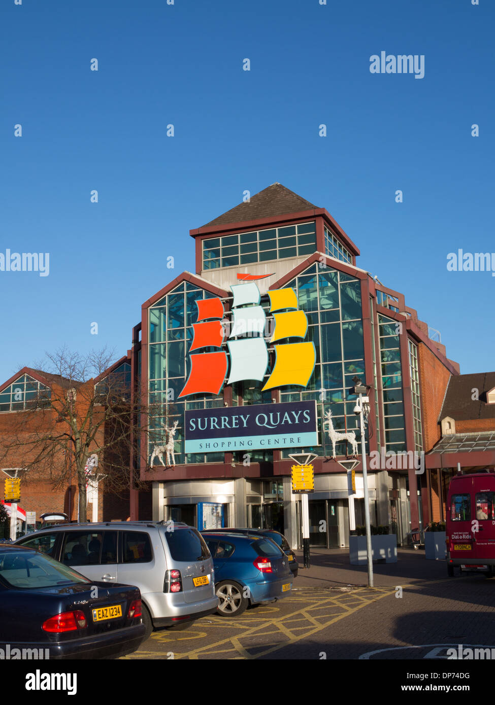 Surrey Quays Shopping Centre Stock Photo - Alamy