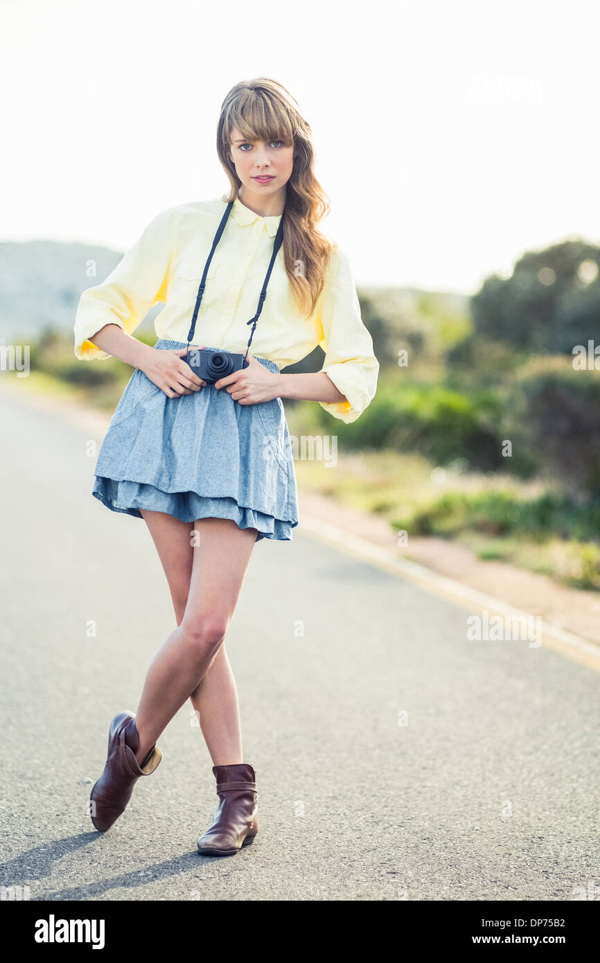 Young beautiful woman posing photographer hi-res stock photography and ...