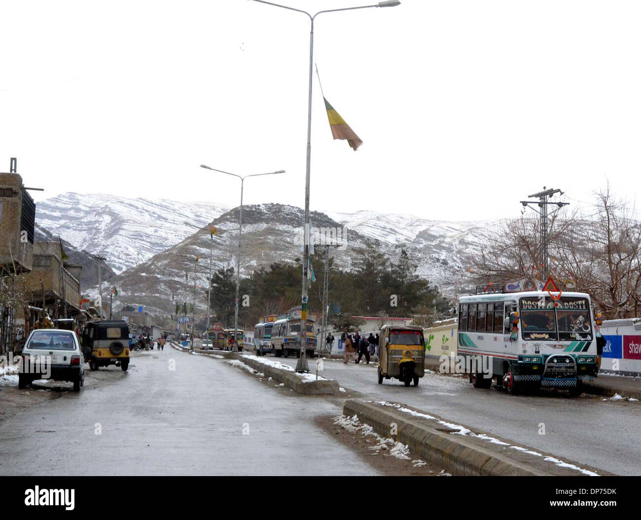 View snow fall in quetta hi-res stock photography and images - Alamy