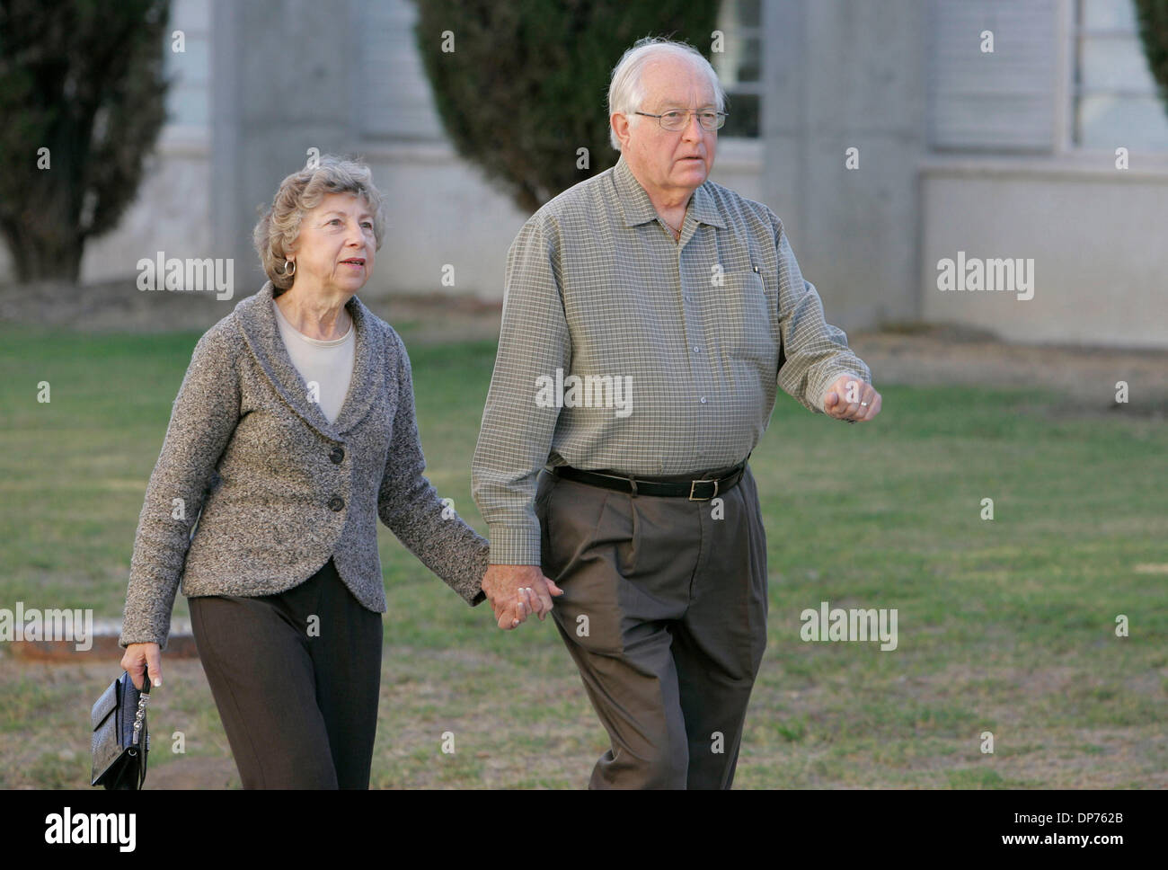 Oct 26, 2006; Camp Pendleton, CA, USA; JOE SNODGRASS, with wife BEVERLY ...