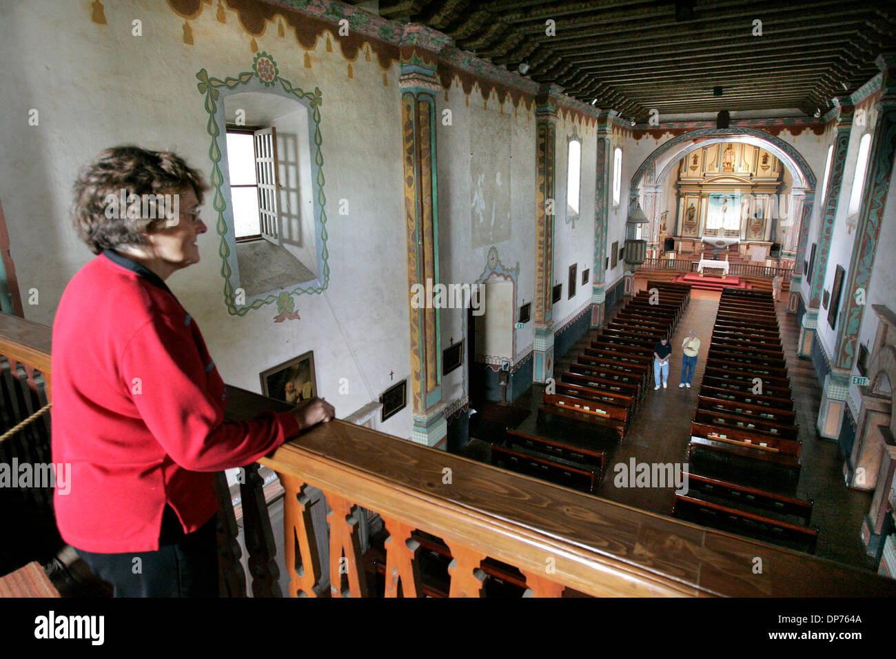 Oct 31, 2006; Oceanside, CA, USA; MARY ROPER stands on the balcony of ...