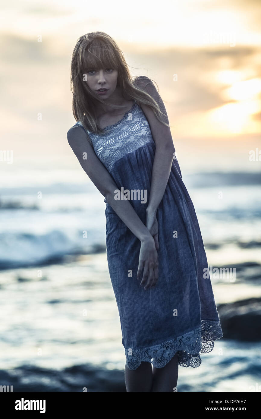 Shy timid beach hi-res stock photography and images - Alamy