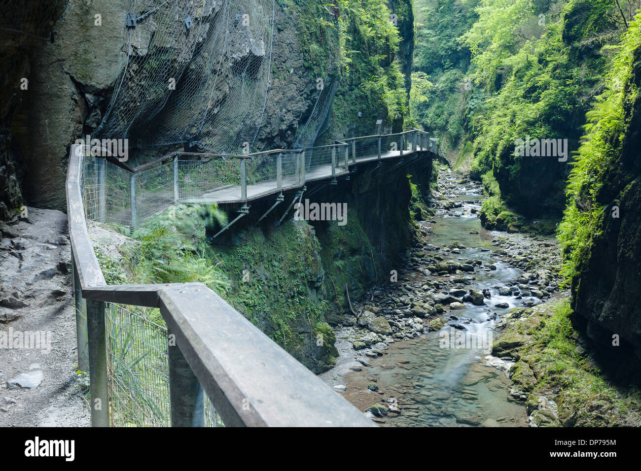 The gorges of Kakouetta, Sainte Engrâce, Pyrenees, Aquitanie, France ...