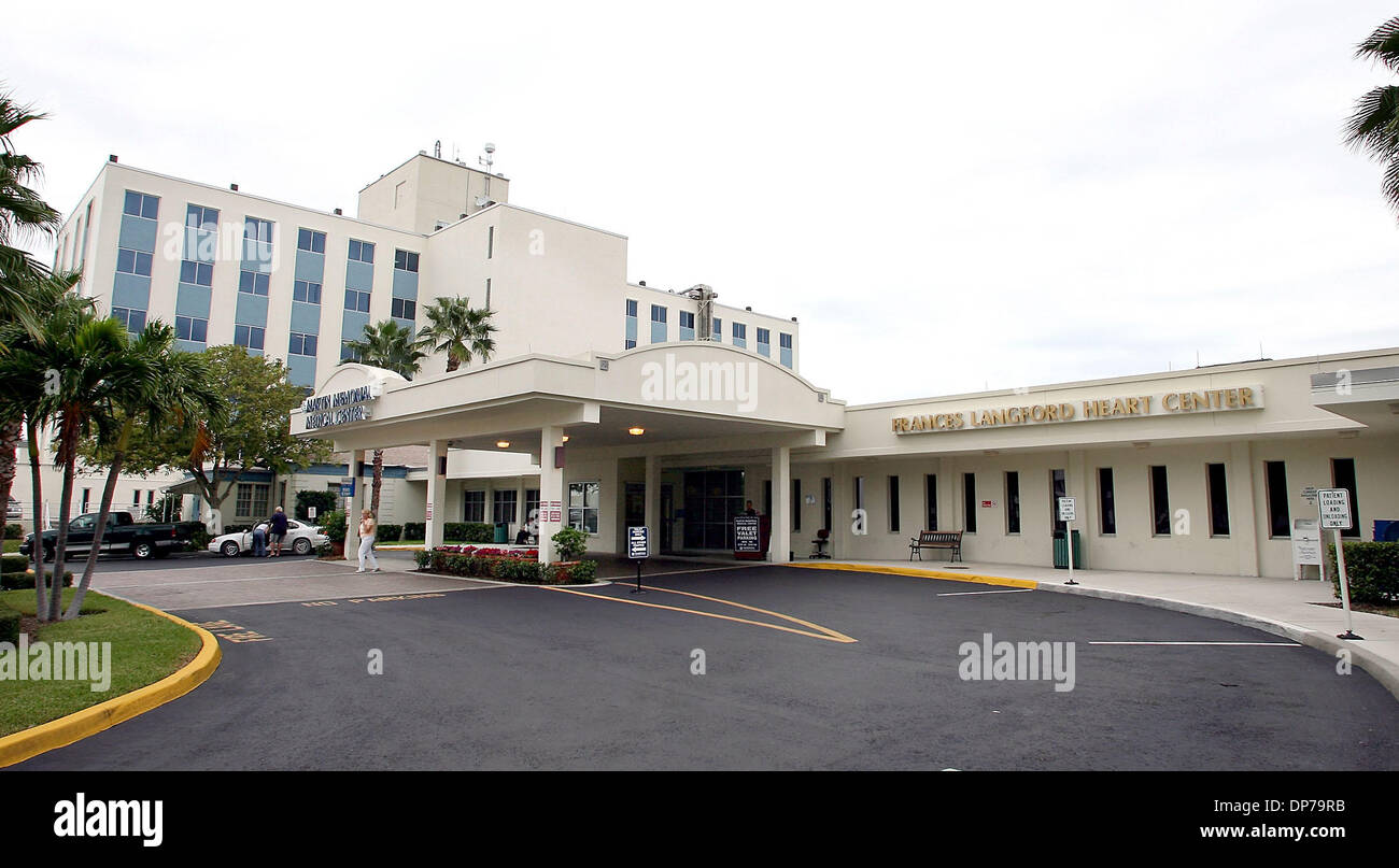 Nov 02, 2006; Stuart, FL, USA; The entrance to Martin Memorial Medical ...