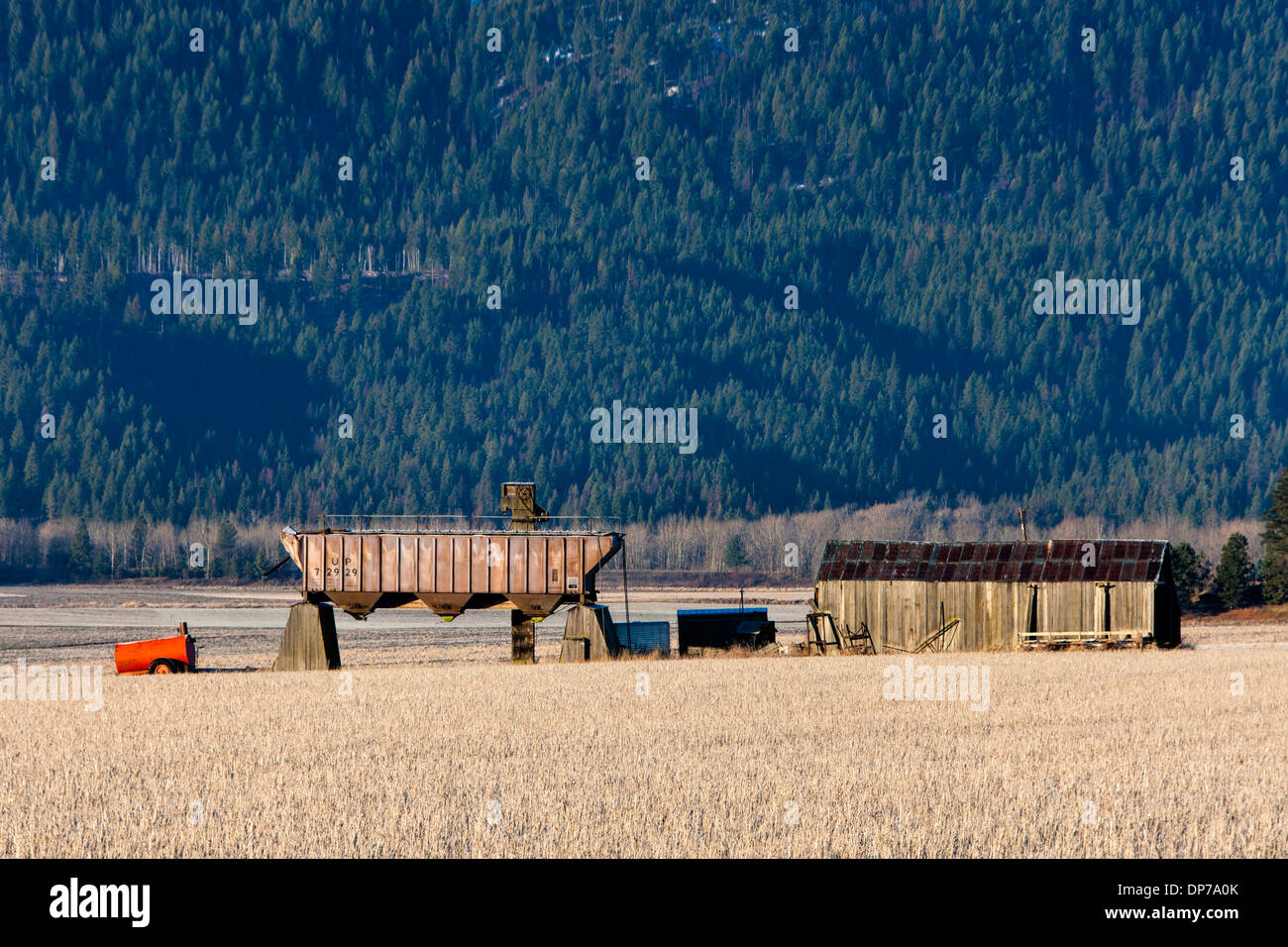 Old car in a barn hi-res stock photography and images - Alamy