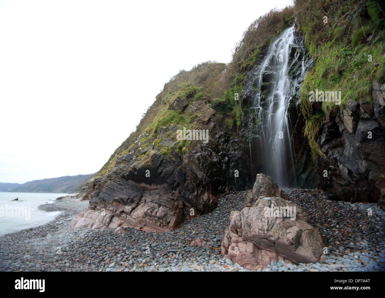 Devon waterfall hi-res stock photography and images - Alamy