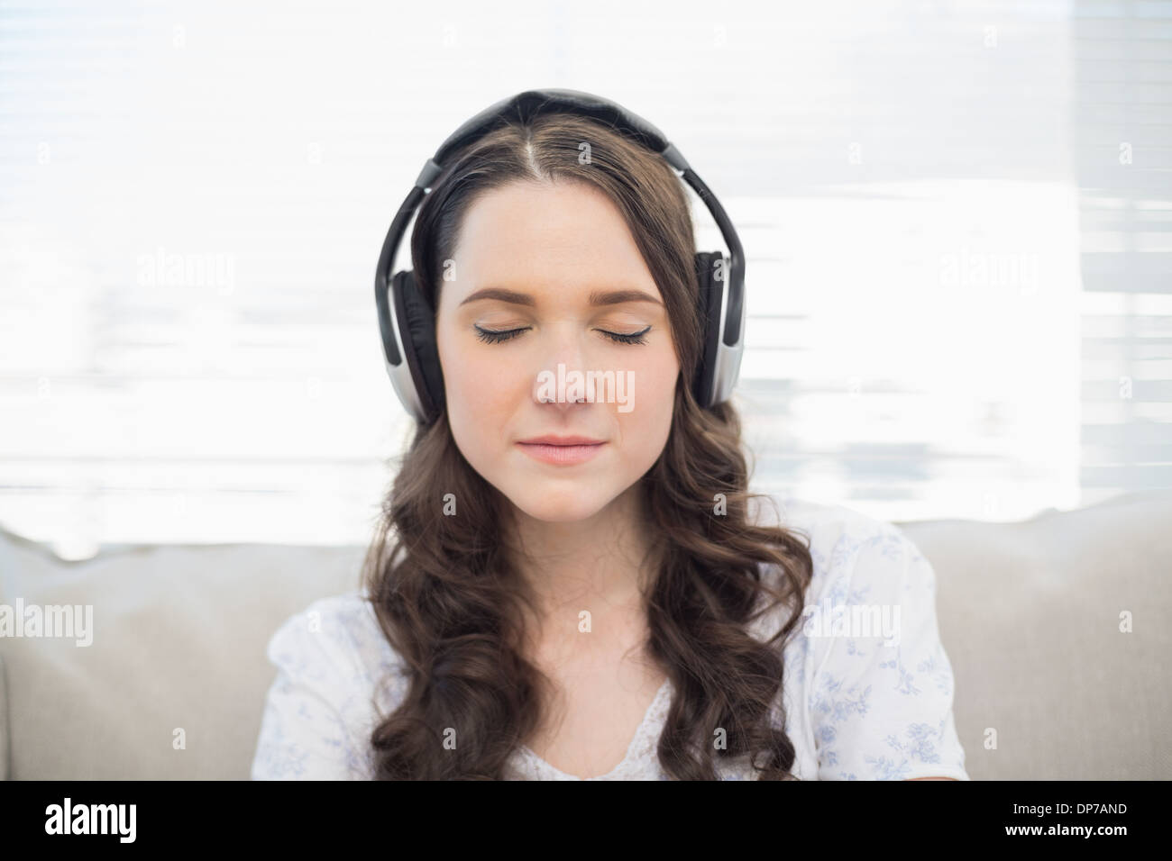 Relaxed beautiful young woman enjoying hi-res stock photography and ...