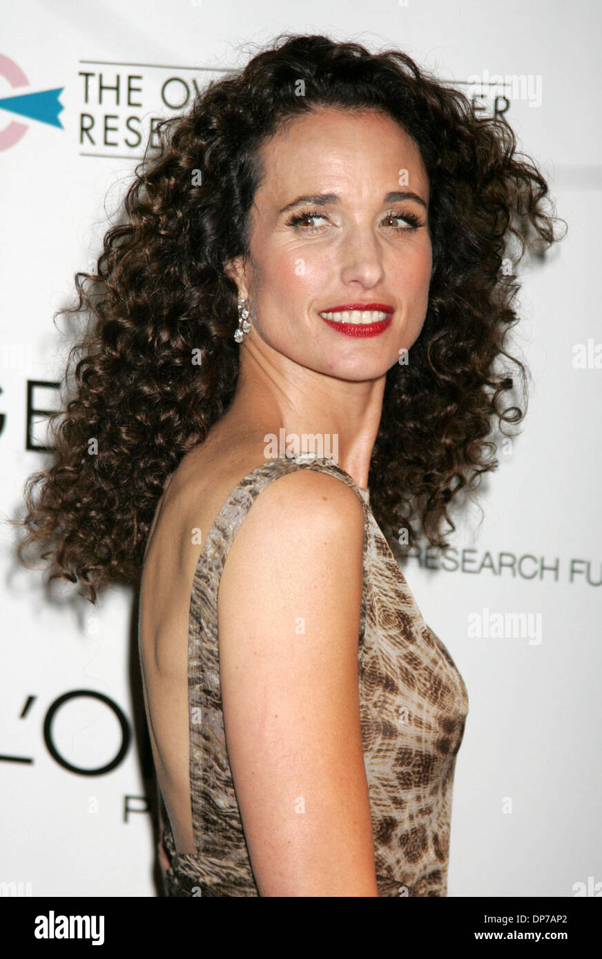 Nov 08, 2006; New York, NY, USA; Actress ANDIE MACDOWELL at the ...