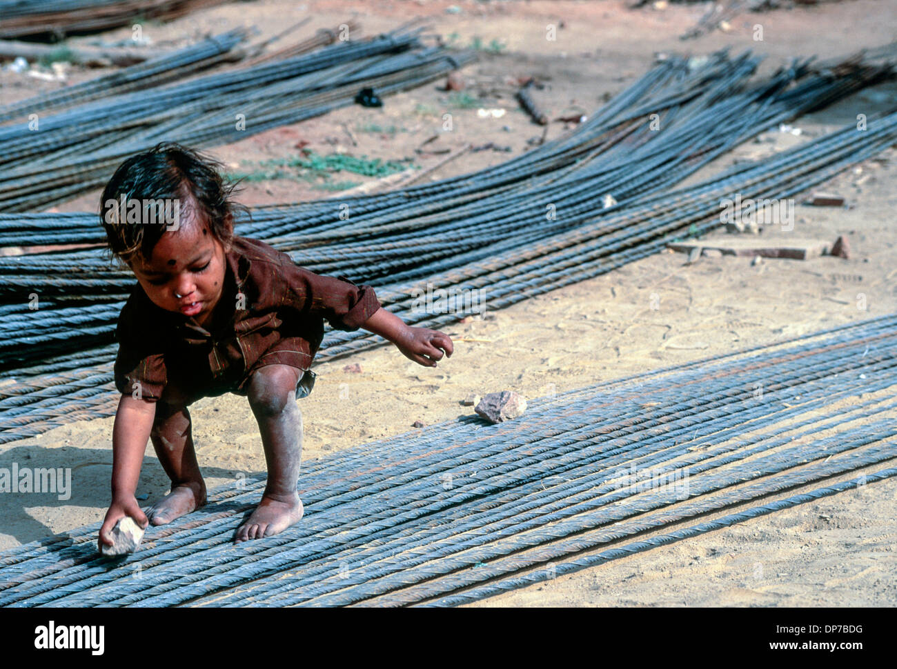 Child playing in a construction site hi-res stock photography and ...