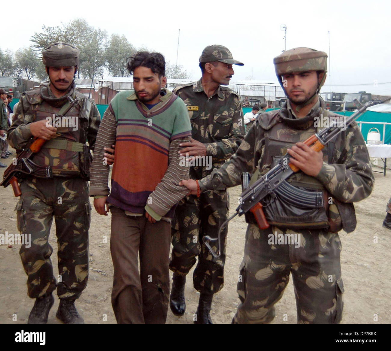 Nov 11, 2006; Pulwama, Kashmir, INDIA; GHULAM NABI MIR who allegedly ...