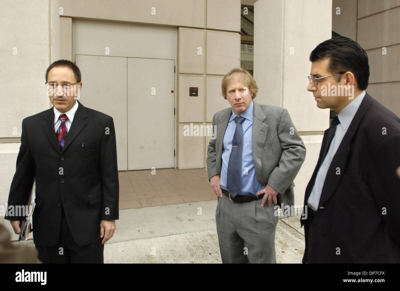 Nov 22, 2006; Martinez, CA, USA; At left, Attorney Daniel Horowitz ...