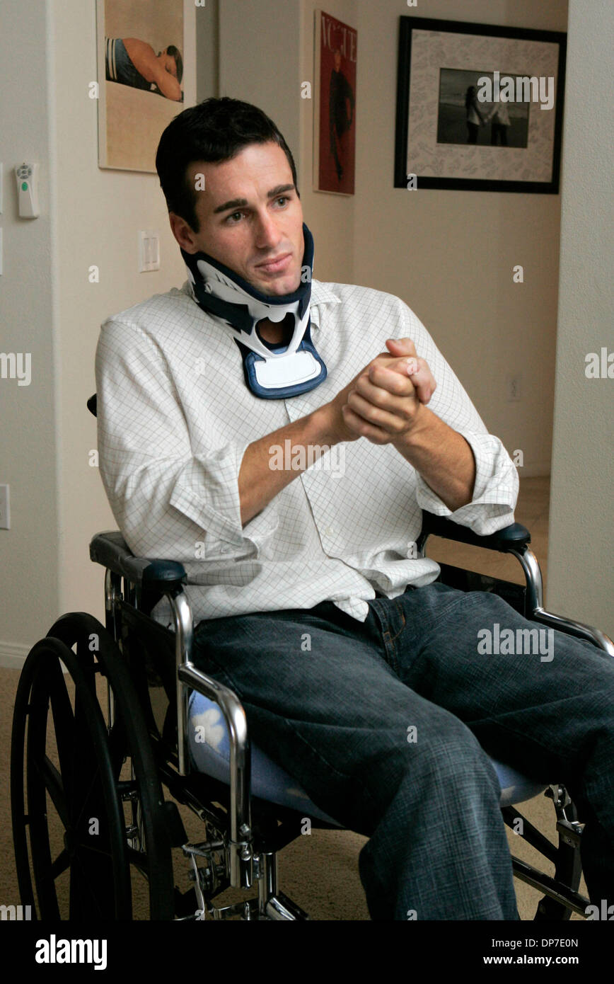Nov 10, 2006; Carlsbad, CA, USA; Portrait of RYAN HAWKS as he Stock ...