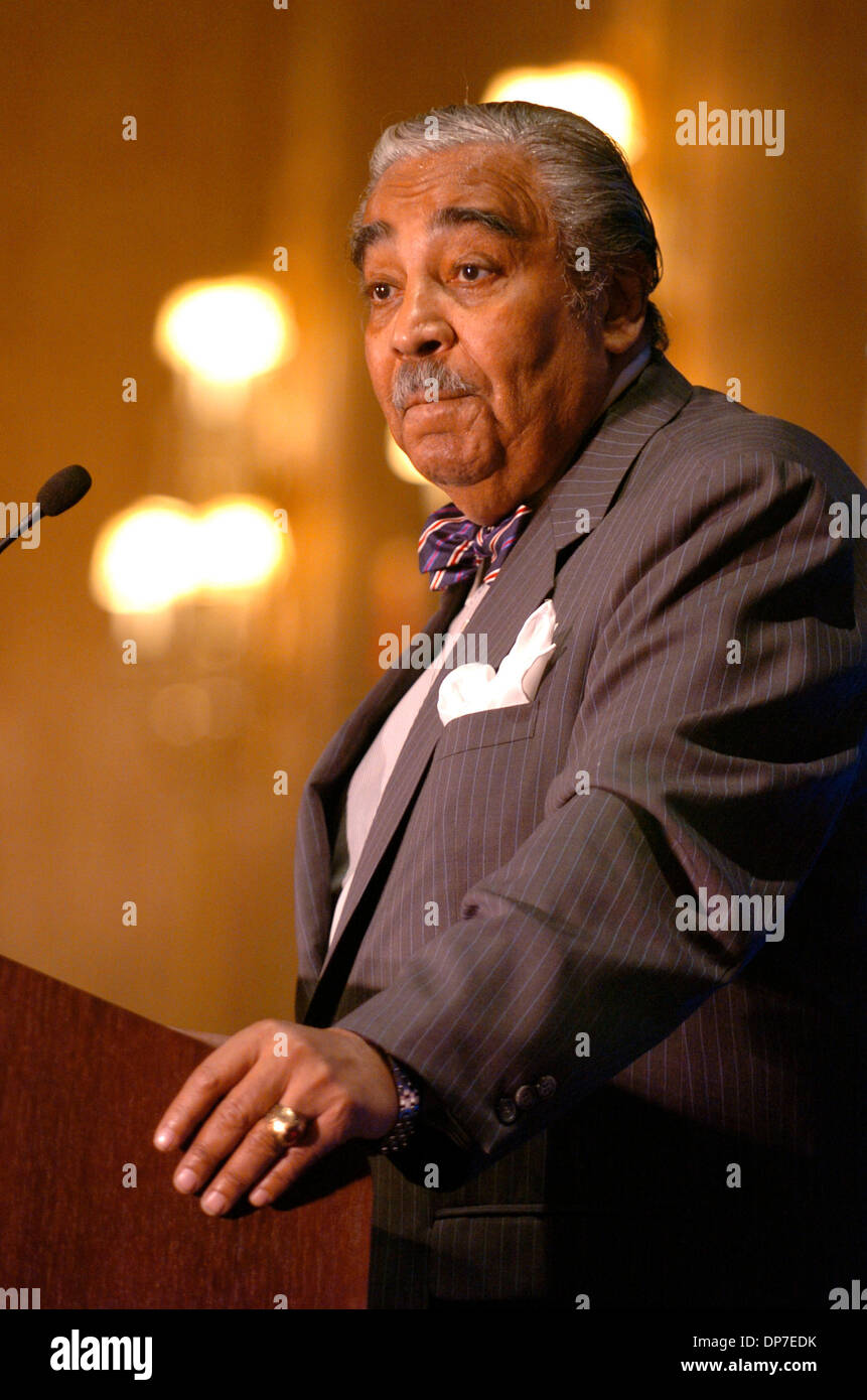Nov 13, 2006; MANHATTAN, NY, USA; Representative CHARLES RANGEL ...