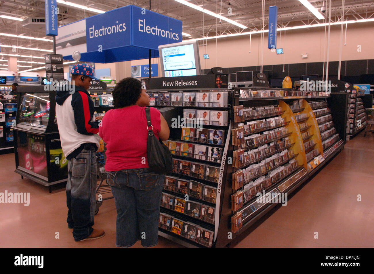Nov 13, 2006; Atlanta, GA, USA; Customers shop for electronics at the ...