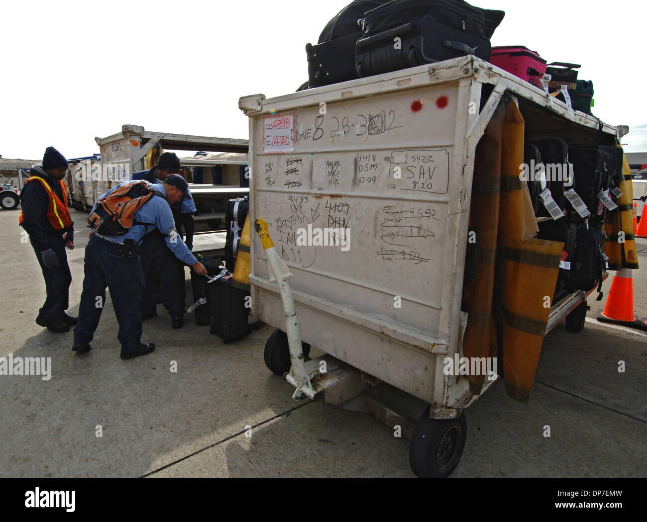 Nov 13, 2006; Atlanta, GA, USA; Baggage sits as Atlantic Southeast ...