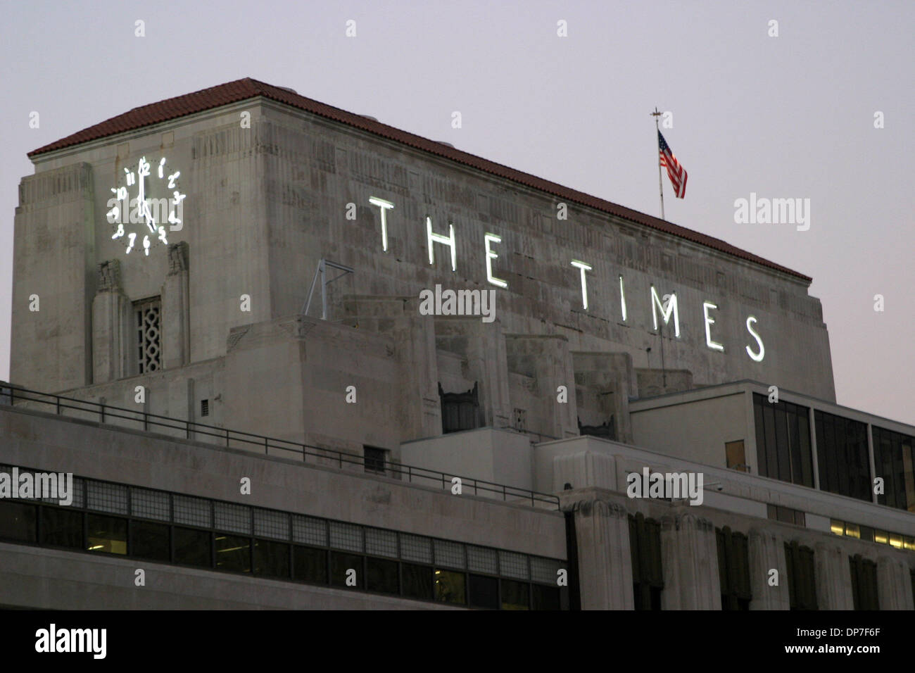 Nov 14, 2006; Los Angeles, CA, USA; The Los Angeles Times building in downtown Los Angeles , is ...