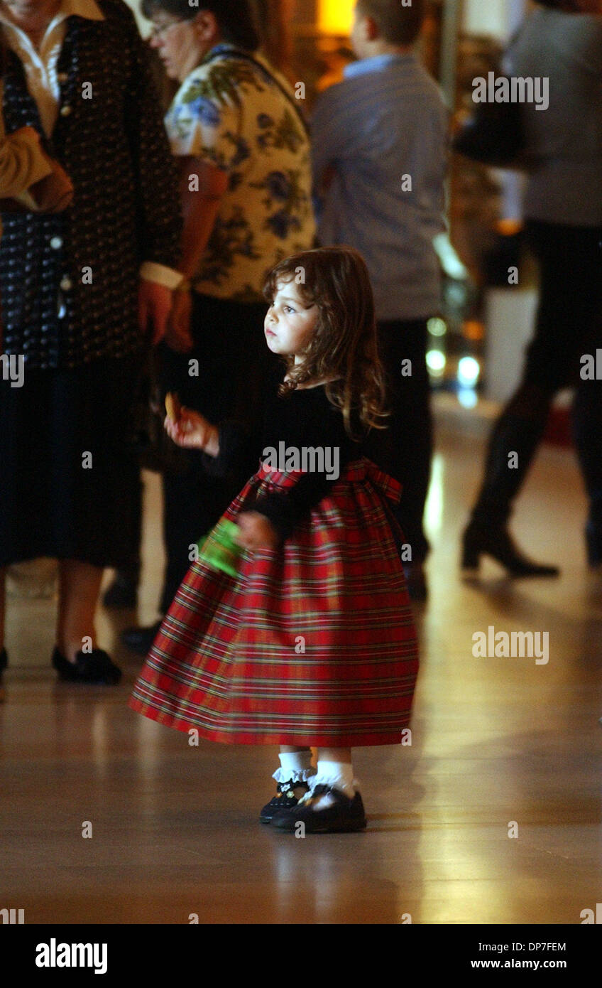 Mia Poletti, 4, from Carmel swishes her dress while eating a cookie in ...