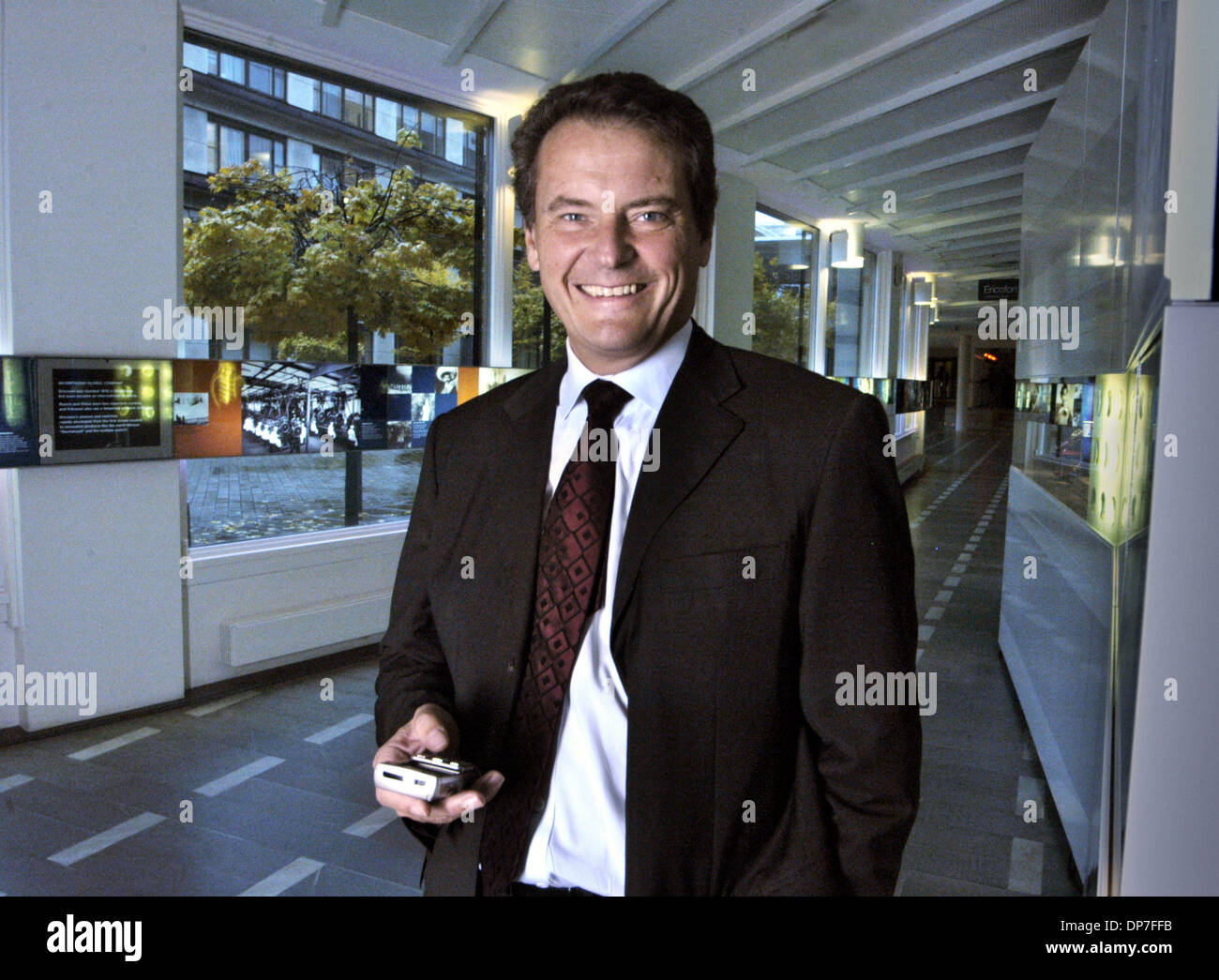 Nov 16, 2006; Kista, SWEDEN; CARL-HENRIC SVANBERG - CEO of Ericsson ...