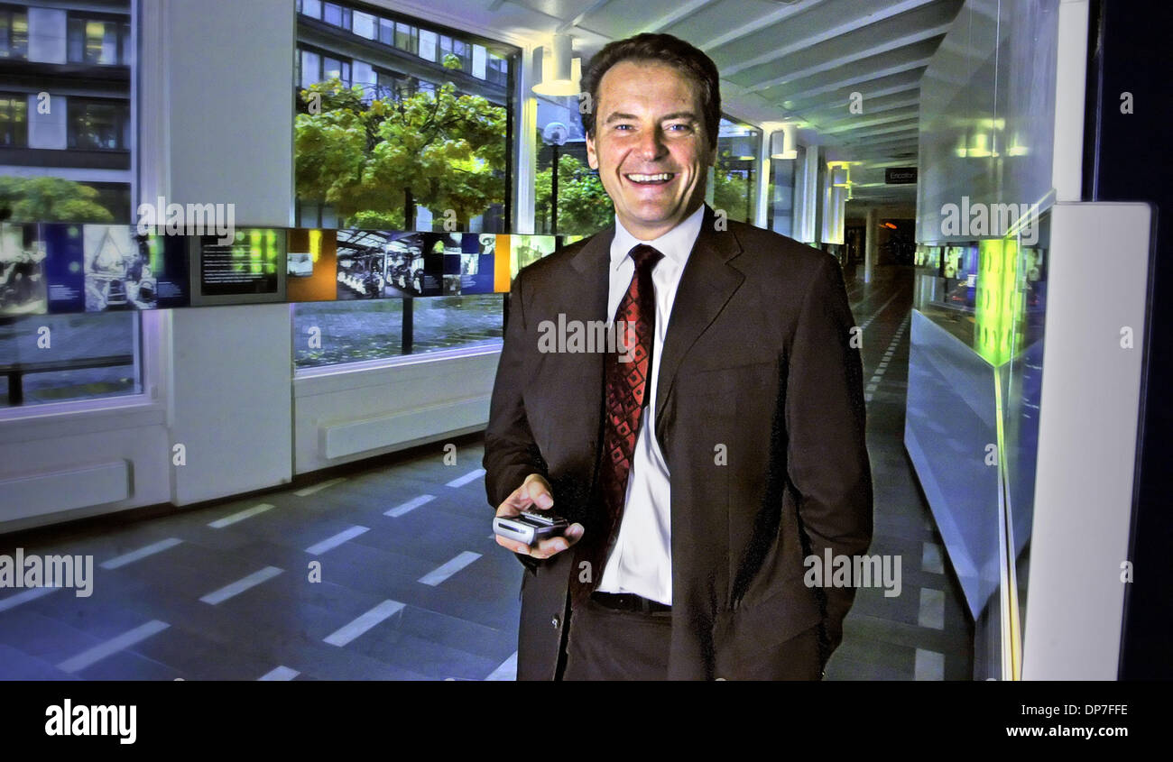 Nov 16, 2006; Kista, SWEDEN; CARL-HENRIC SVANBERG - CEO of Ericsson ...