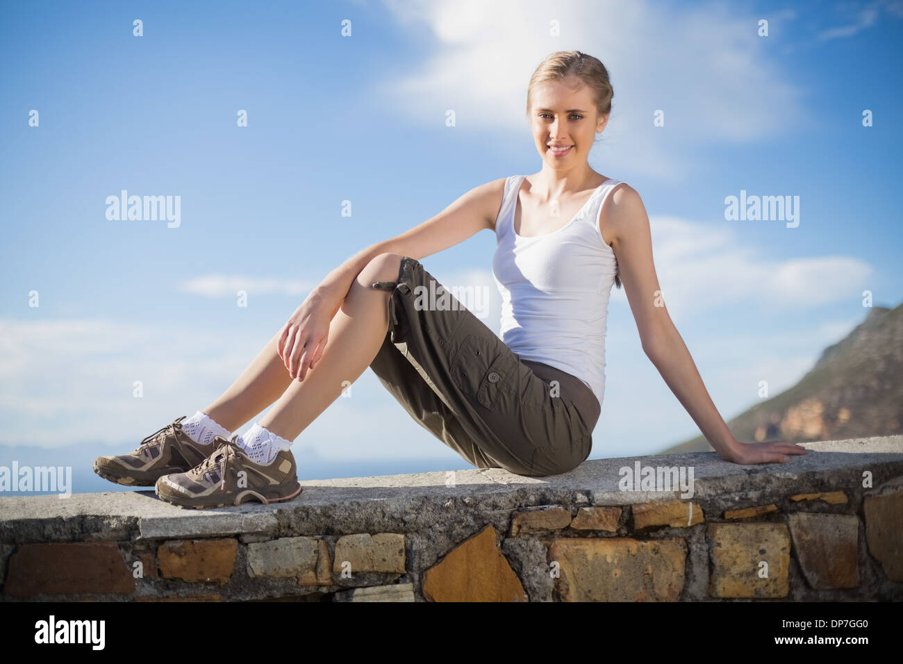 Woman wall hi-res stock photography and images - Alamy