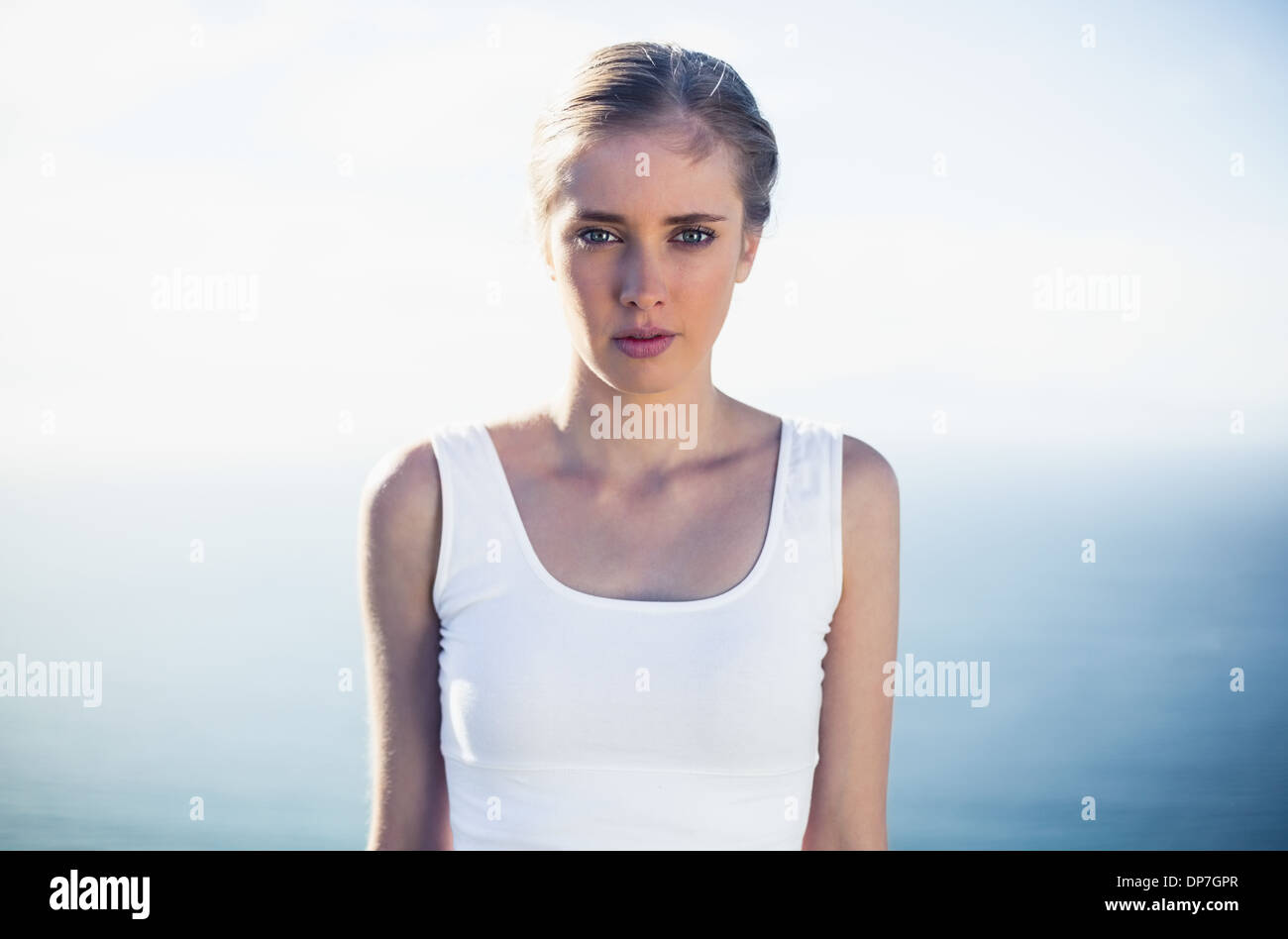 Beautiful woman looking camera female hi-res stock photography and ...