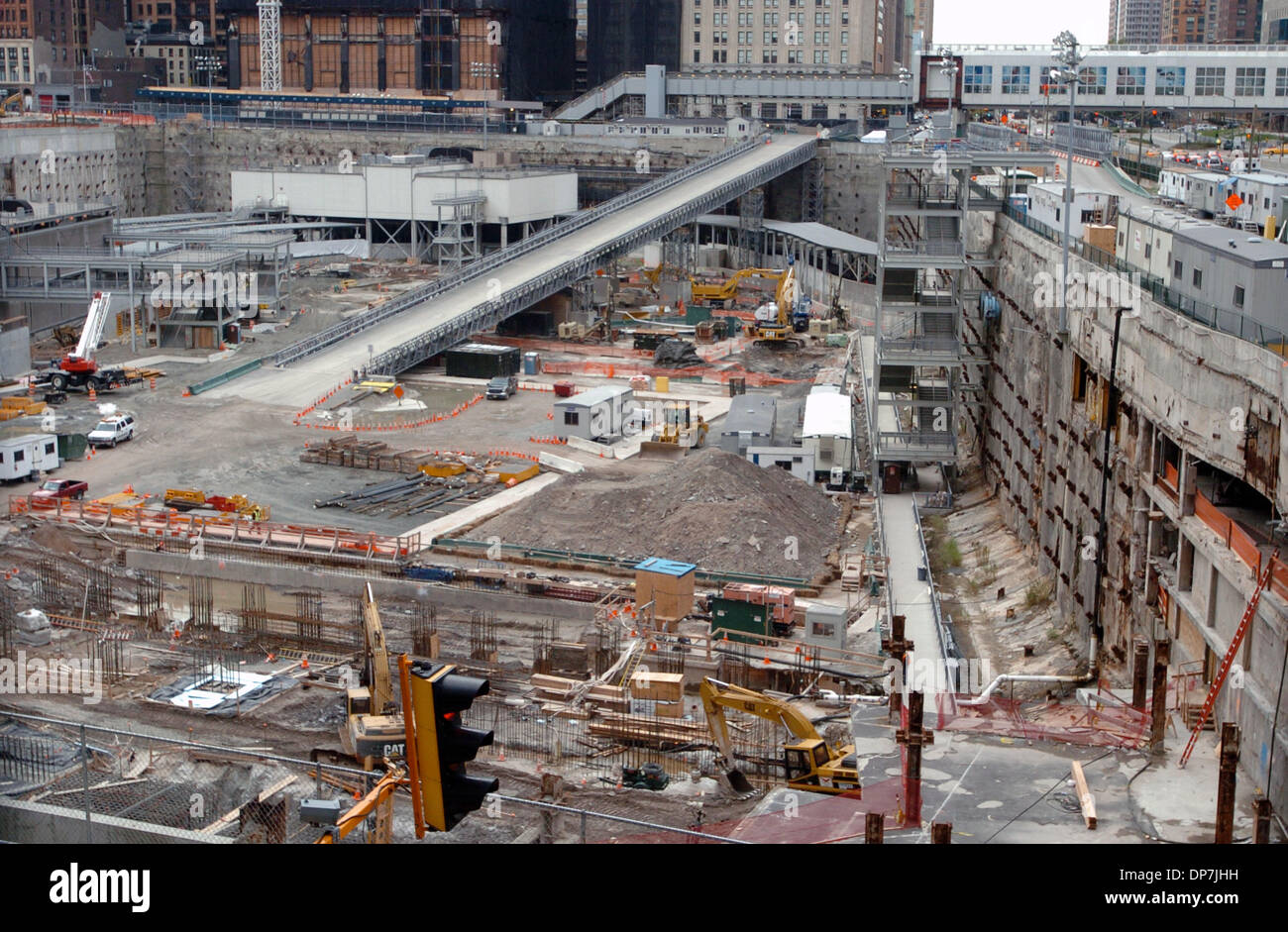 Nov 19, 2006; MANHATTAN, NEW YORK, USA; Construction on the rebuilding ...