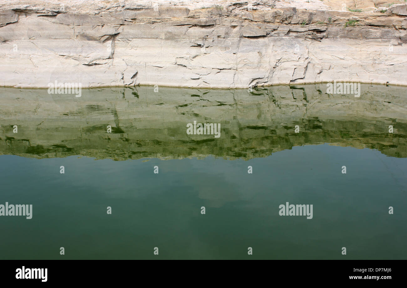 Water in a quarry Stock Photo - Alamy