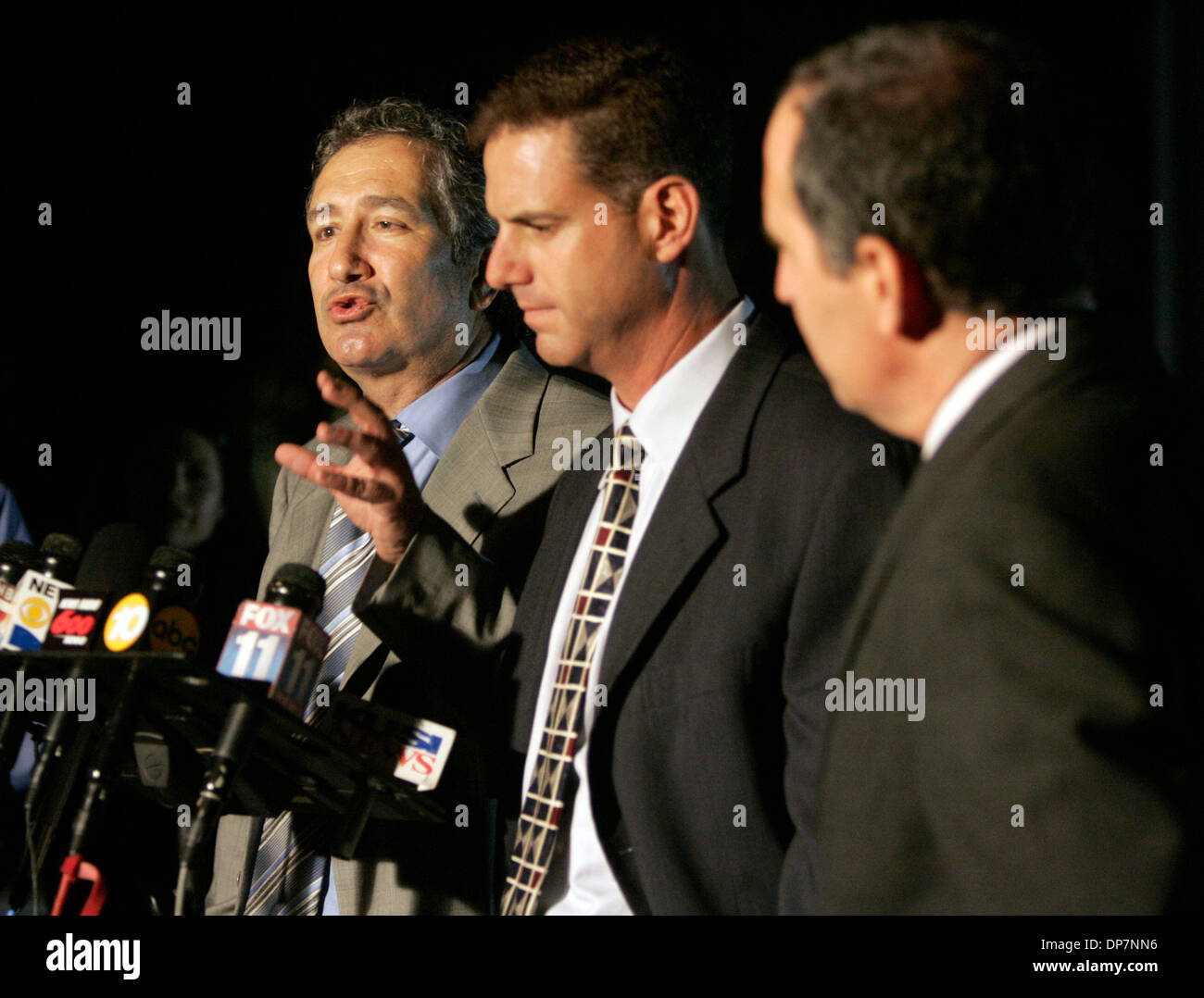 Nov 16, 2006; San Diego, CA, USA; Plaintiff's attorneys (from left) HAL ...