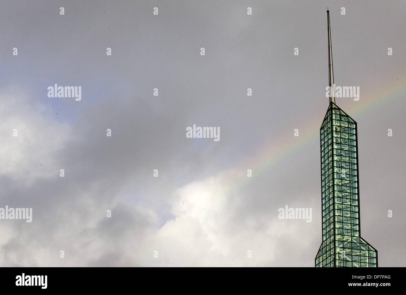 Nov 22, 2006; Portland, OR, USA; Oregon Convention Center towers with ...