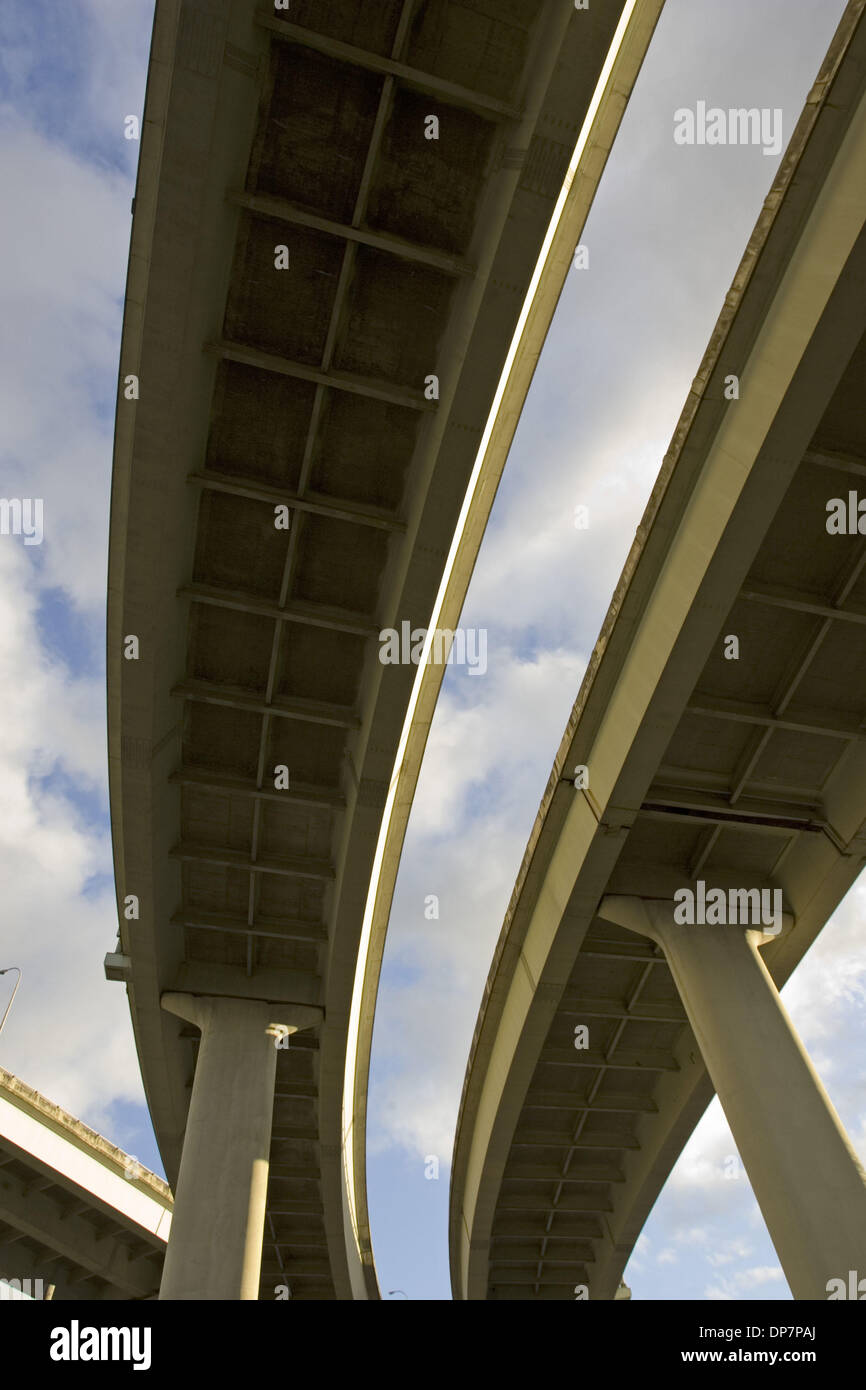 Nov 22, 2006; Portland, OR, USA; Fremont Bridge I-5 overpass detail ...