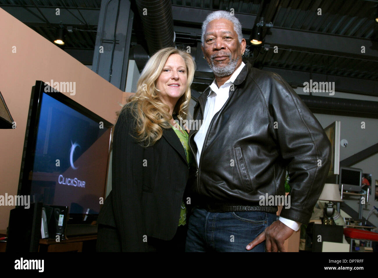 Nov 29, 2006; Santa Monica, CA, USA; Morgan Freeman and his business ...