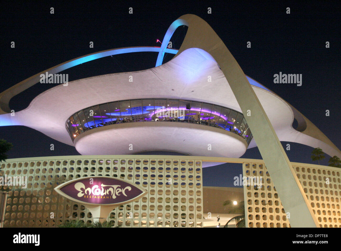 Los Angeles, California, USA. 8th Jan, 2014. The iconic, space-age ...