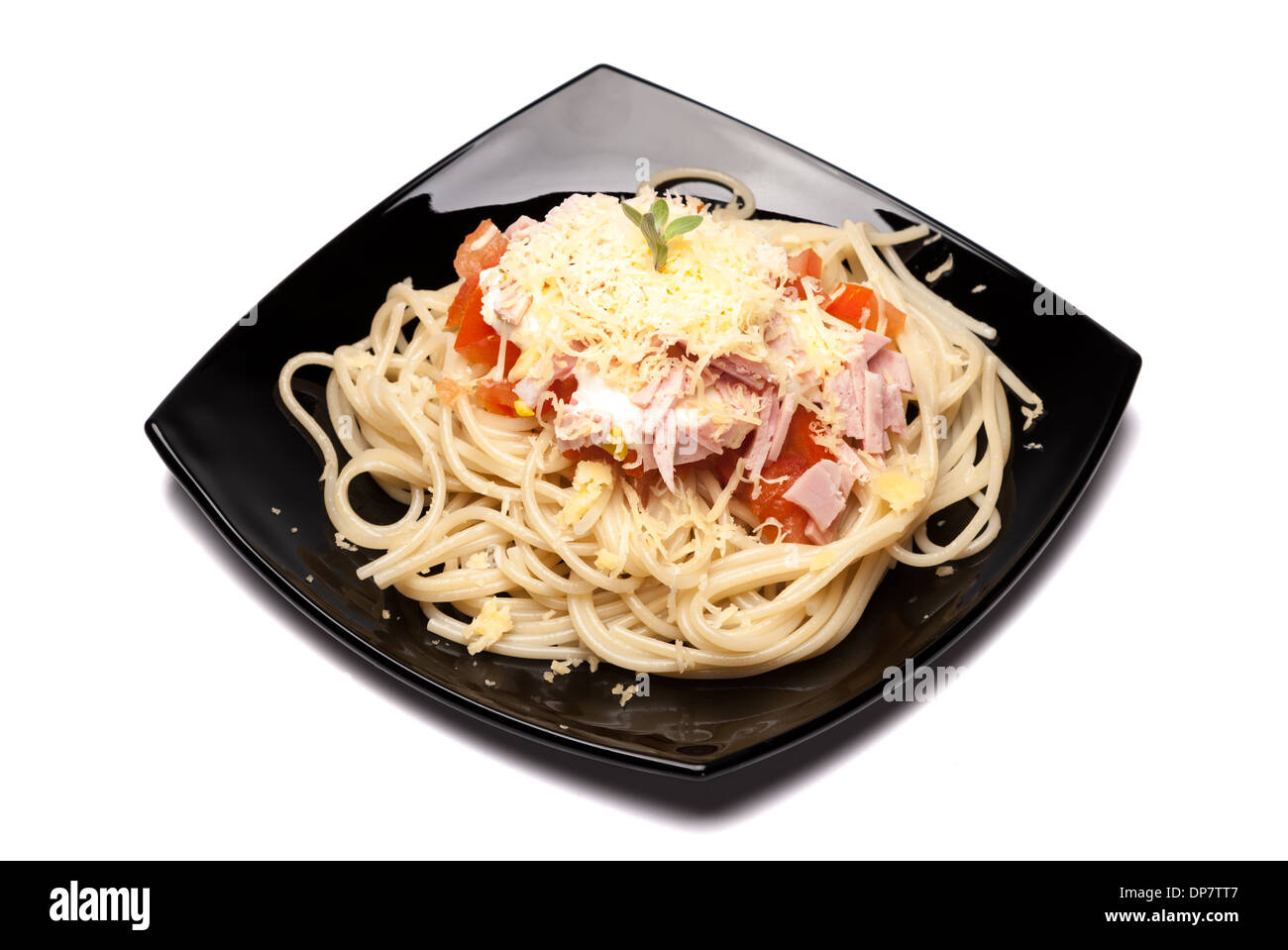 Classic spaghetti pasta macaroni Cut Out Stock Images & Pictures - Alamy