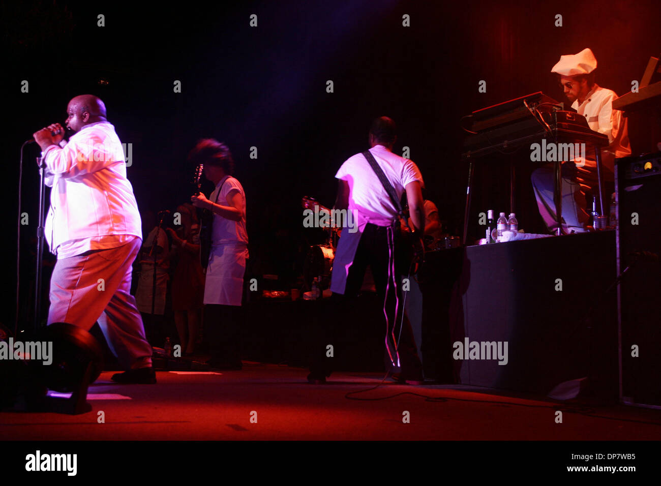 Jul 19, 2006; San Francisco, CA, USA; 'Gnarls Barkley' performing at ...